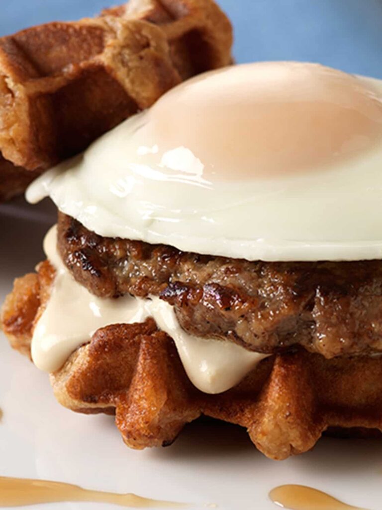 Egg & Cheese Waffle Sandwich - American Egg Board