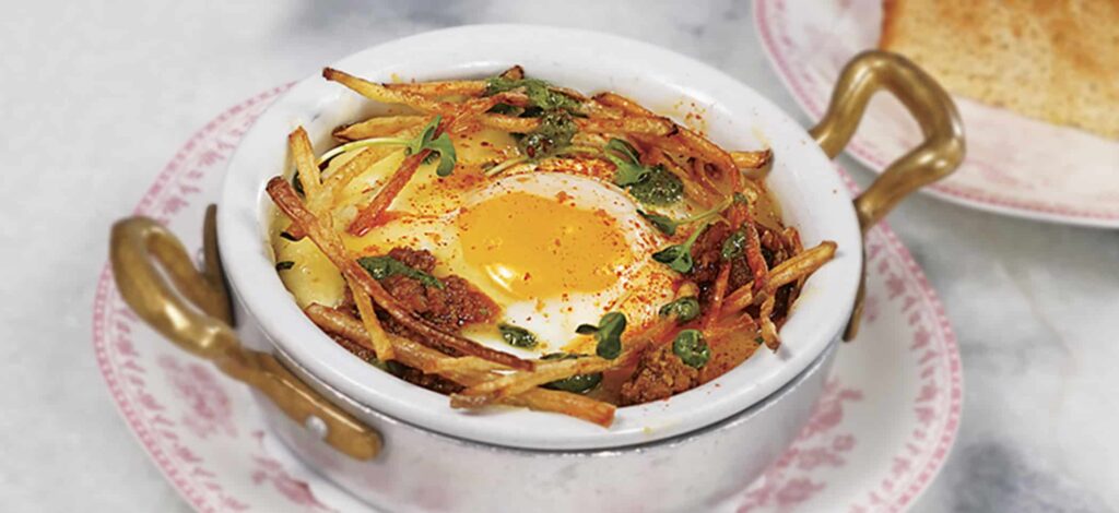 Chef Sujan’s Baked Egg & Lamb Keema - American Egg Board