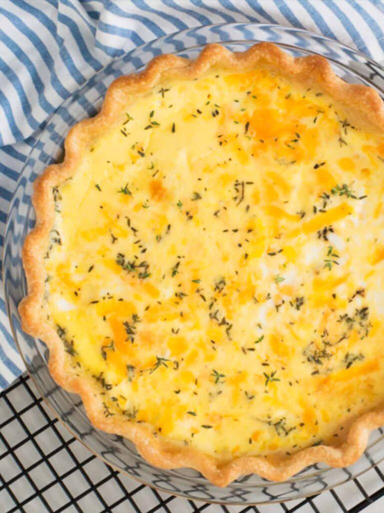 Simple Basic Cheese Quiche Recipe | Incredible Egg