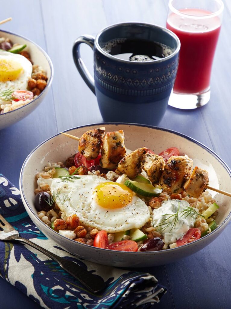 Mediterranean Morning Bowl with Fried Egg - American Egg Board