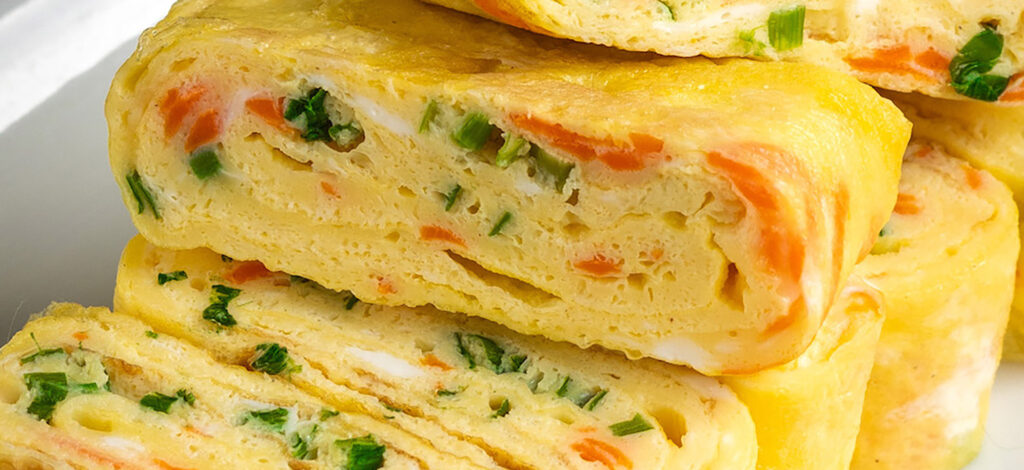 Gyeran-mari (Korean rolled omelet) - American Egg Board