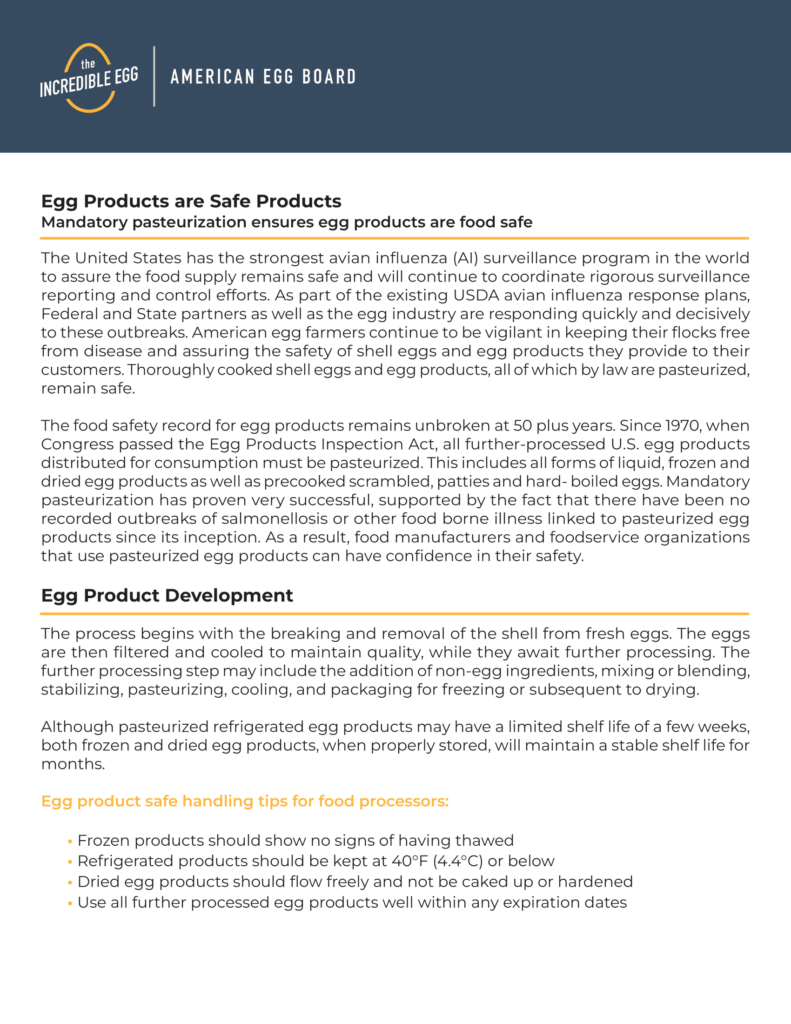 Hpai Fs American Egg Board