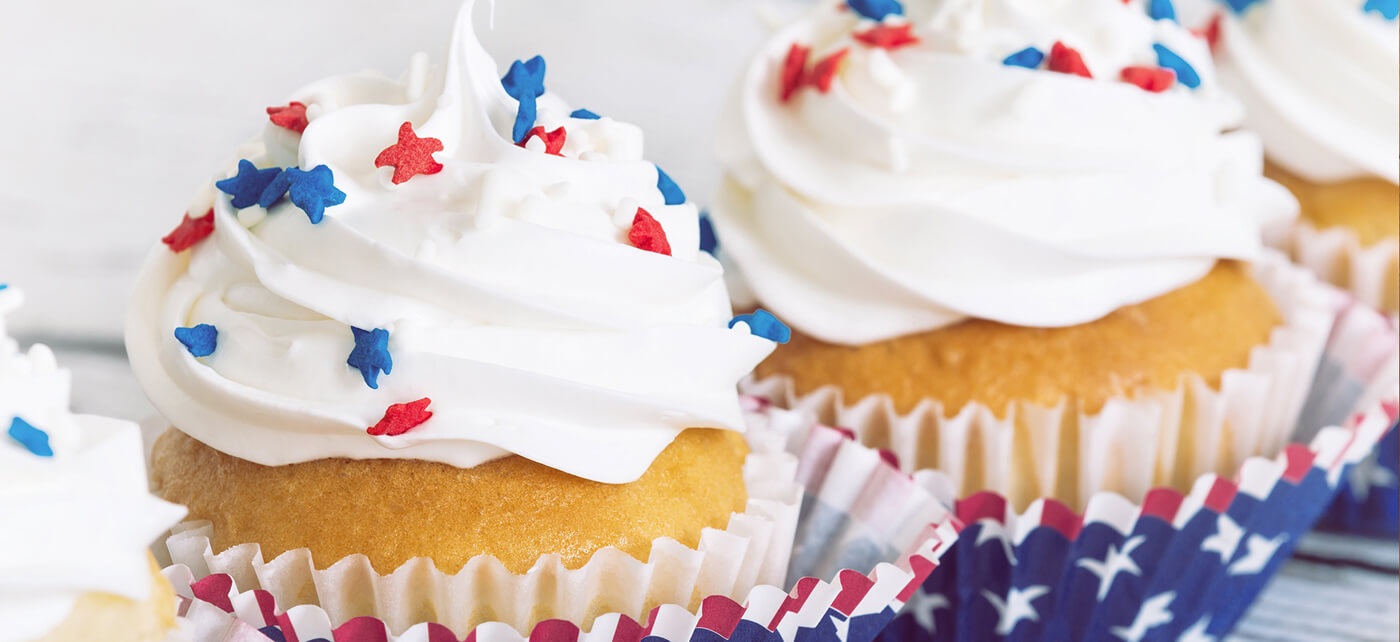 All American Vanilla Buttercream Cupcakes - American Egg Board