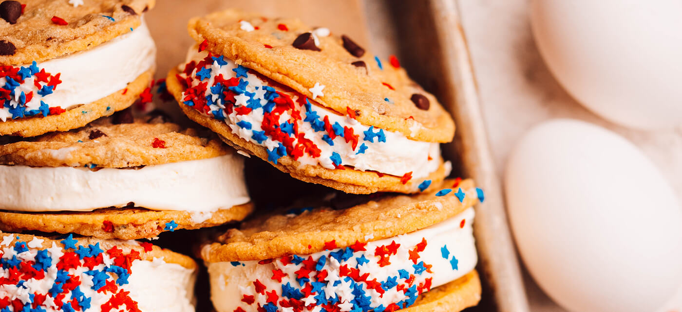 Chocolate Chip Ice Cream Sandwich Cookies - American Egg Board